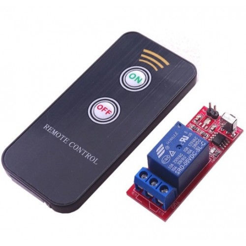 Buy DC 5V 1 Channel Relay Module Infrared IR Remote Switch Control ...