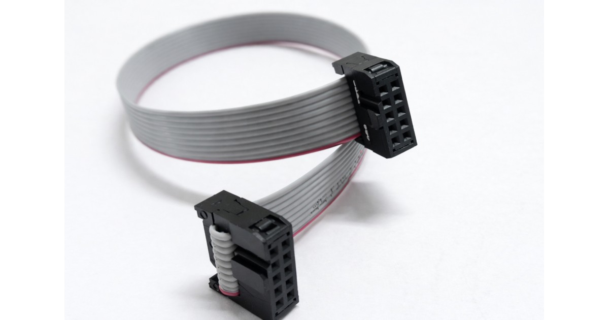 10 Pin 2.54mm FRC Cable Female To Female Connector 30CM