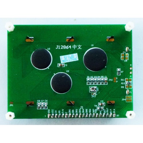 Purchase online in India ST7920 128X64 Green GLCD Module at low cost ...