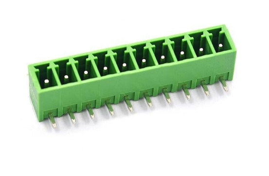 Reliable 10 Pin Right Angle Male Combicon Connector by DNA Solutions