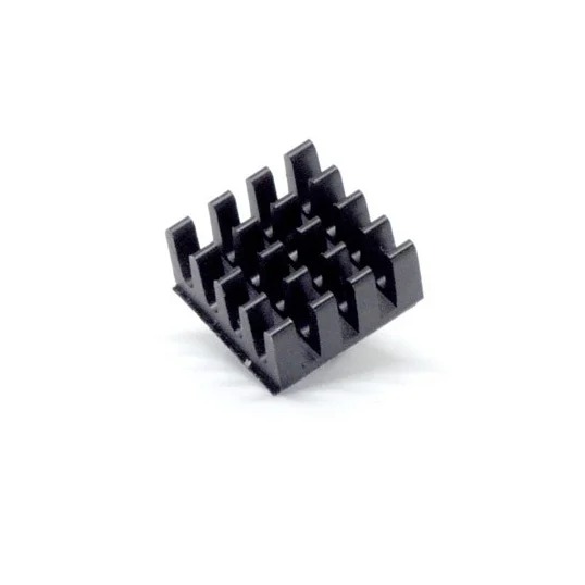 Electronics Radiator Aluminum Heatsink with 3M Glue for Cooling