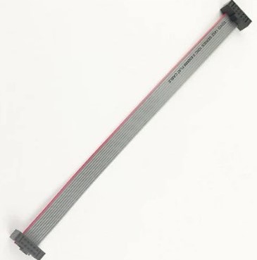 Buy 1.27mm Dual Side 10 Pin Female FRC Cable in India - DNA Solutions