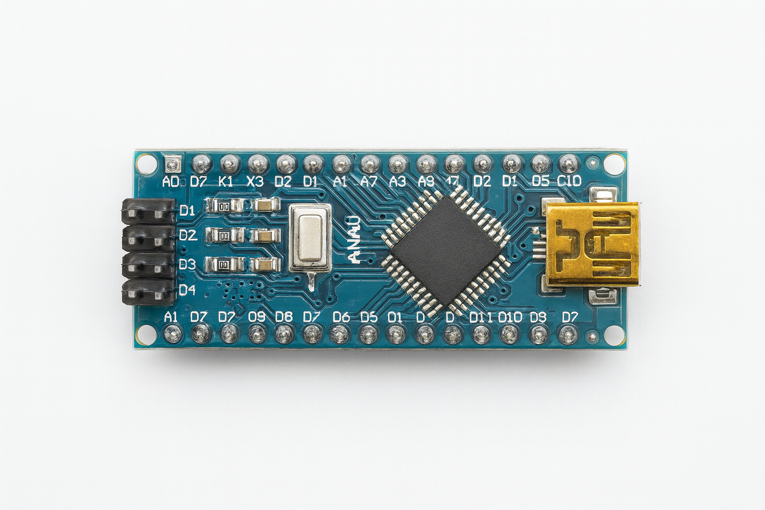 Arduino Nano Soldered Microcontroller Board for Robotics & IoT